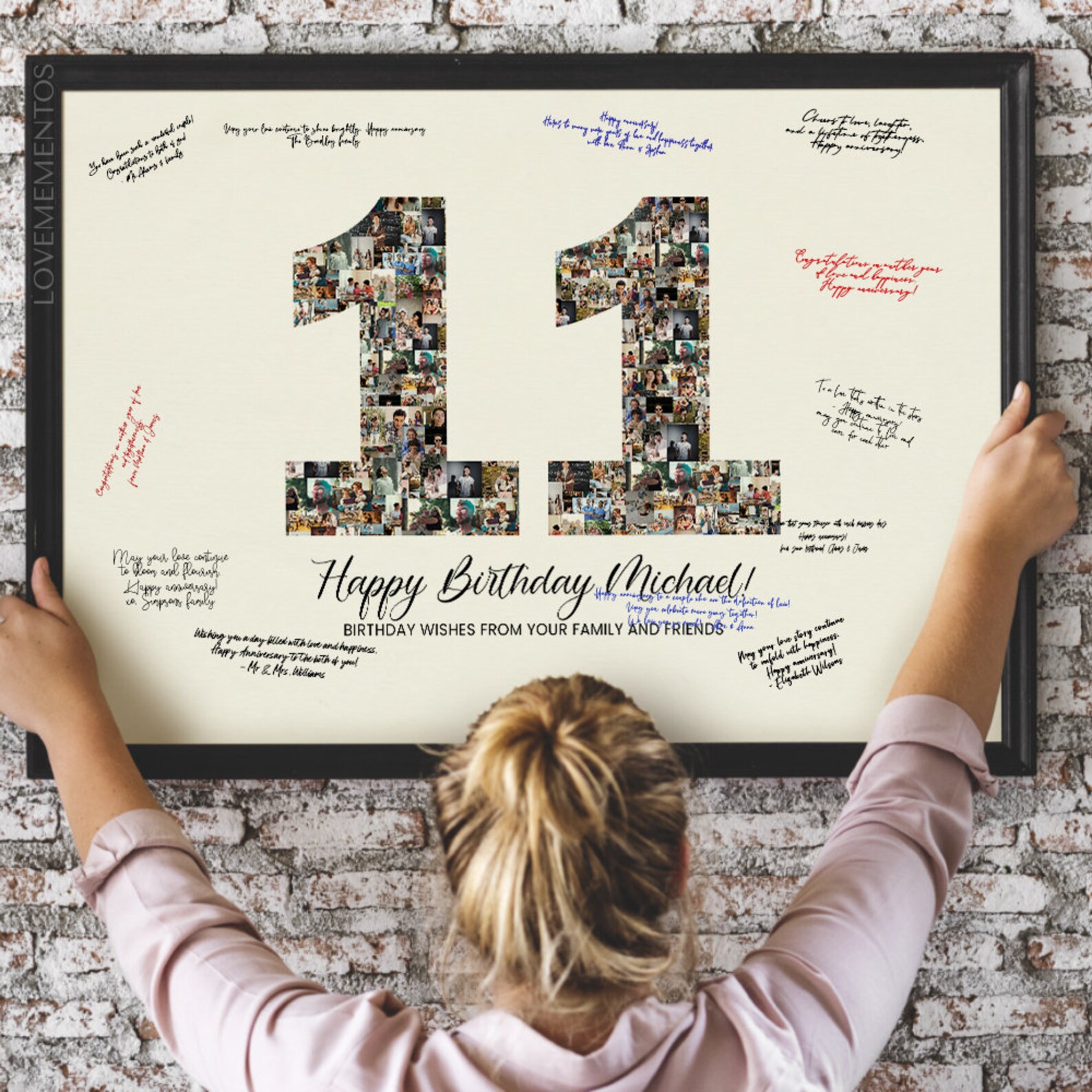 11th Birthday Decoration Boy Girl, 11th Birthday Gift Guest Sign Book ...