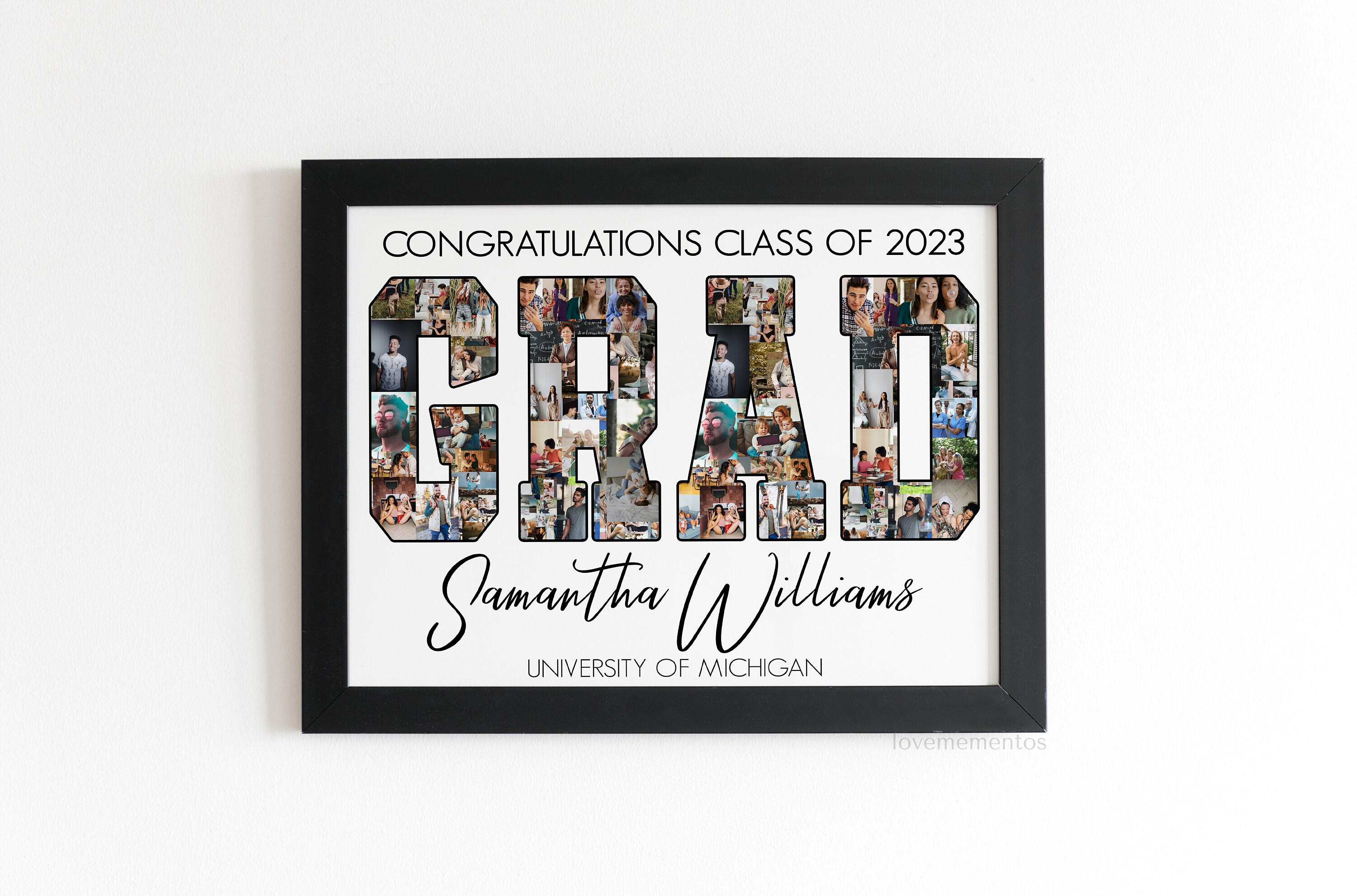 Graduation Photo Collage Personalized Graduation Photo - Etsy