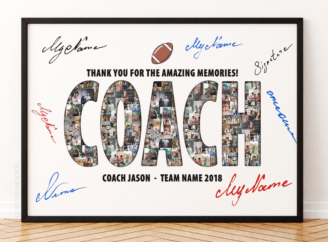 American Football Coach Gift, Personalized American Football Gift Ideas ...
