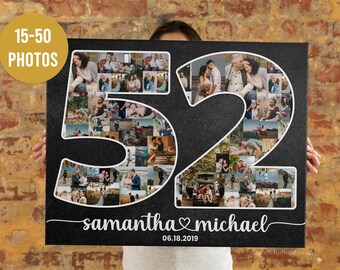 52nd Wedding Anniversary - Etsy