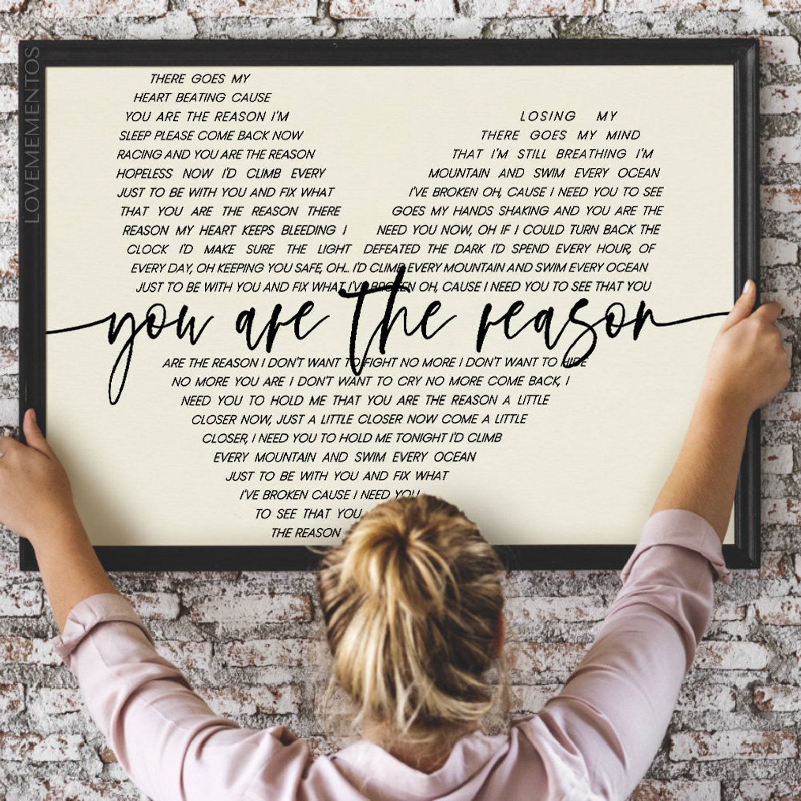 You Are the Reason Lyrics Printable , Calum Scott Lyrics , You Are the ...