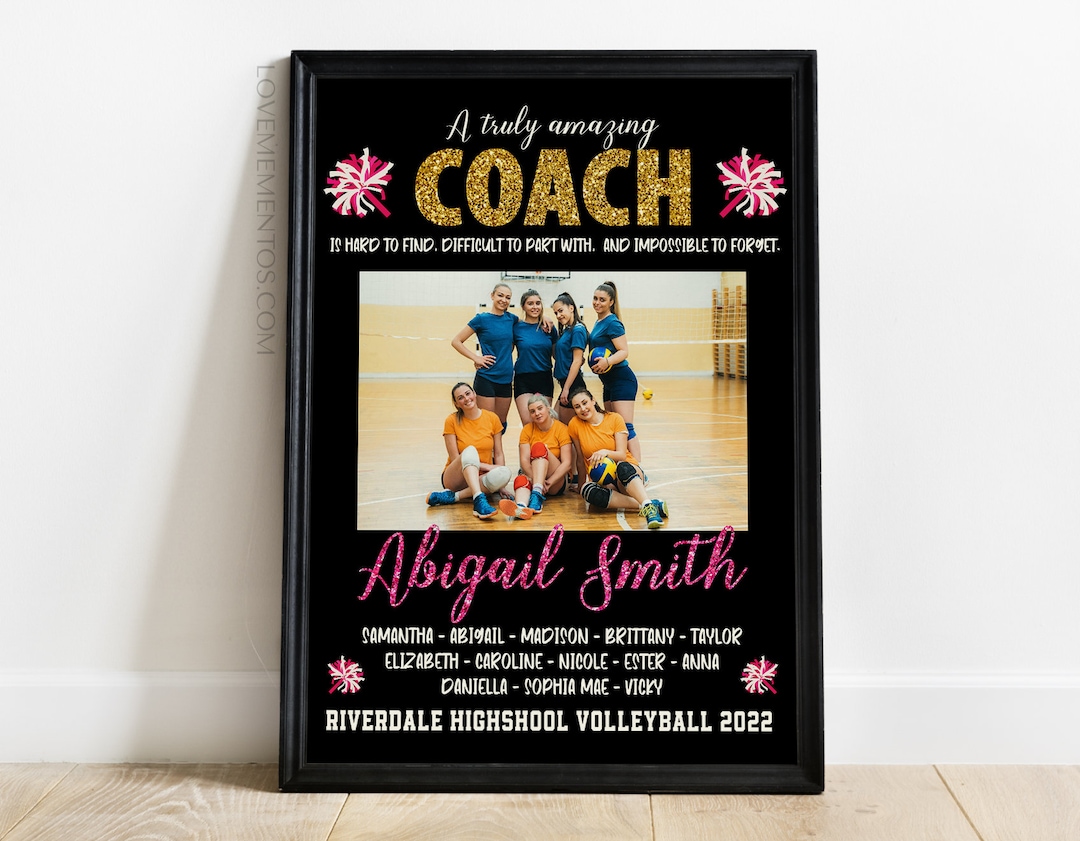Cheerleader Coach Gift, Cheer Coach Gift Ideas, Photo Gift for ...