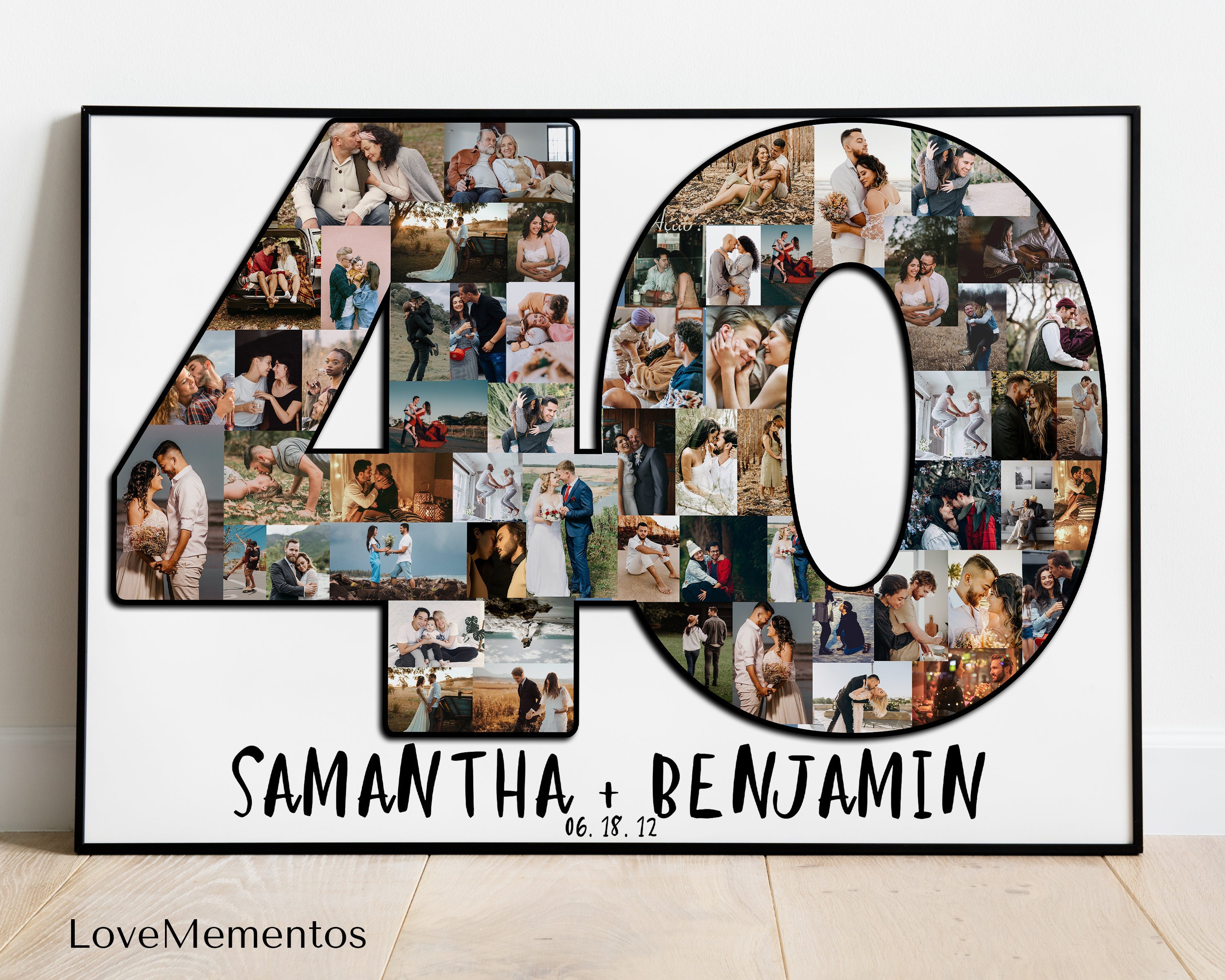 40th Anniversary Gifts for Parents 40 years Wedding | Etsy