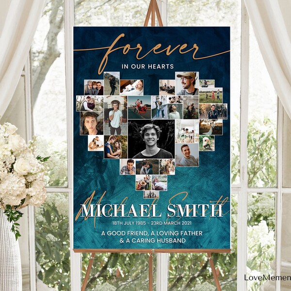 Memorial Photo Sign - Etsy