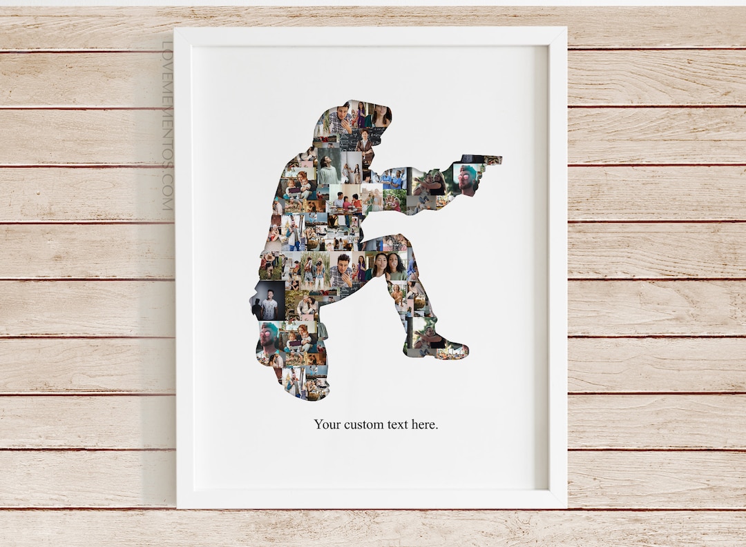 Policer Officer Gift, Personalized Cop Photo Collage, Policeman Gift ...