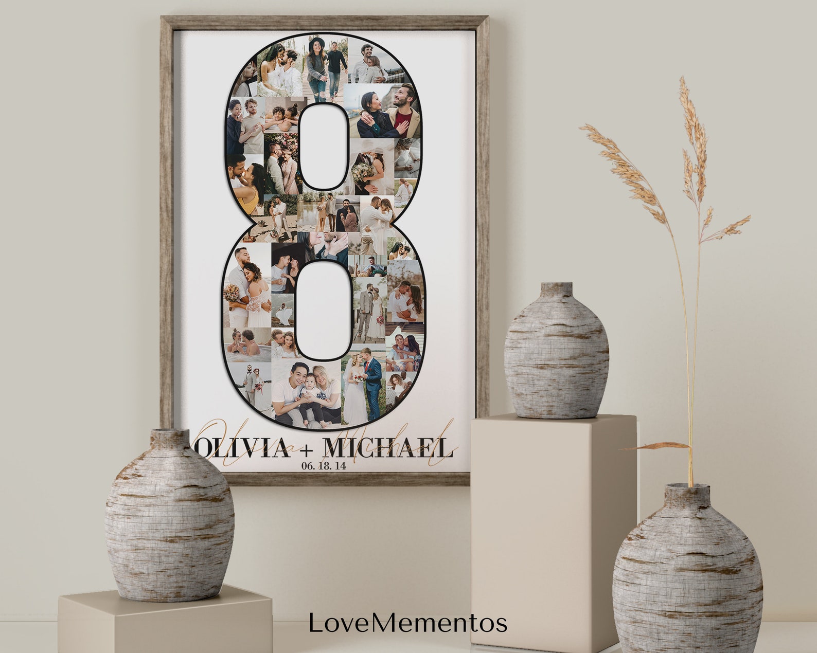 8th Anniversary Gift 8 Years Anniversary Bronze Gift 8th | Etsy