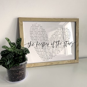 The Keeper of the Stars Tracy Byrd Song Lyrics Digital Printable ...