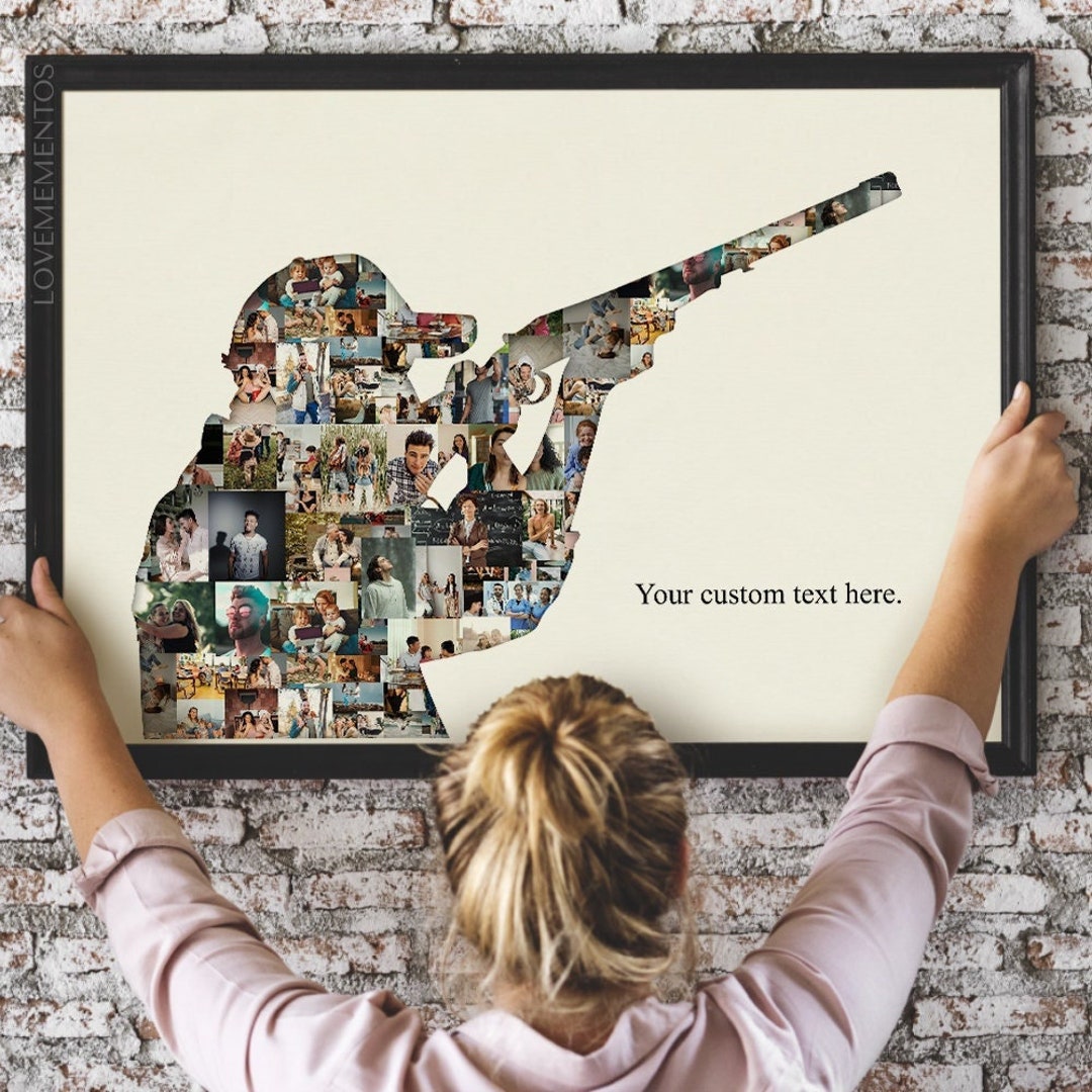 Duck Hunting Gift for Men, Personalized Hunter Photo Collage, Duck ...