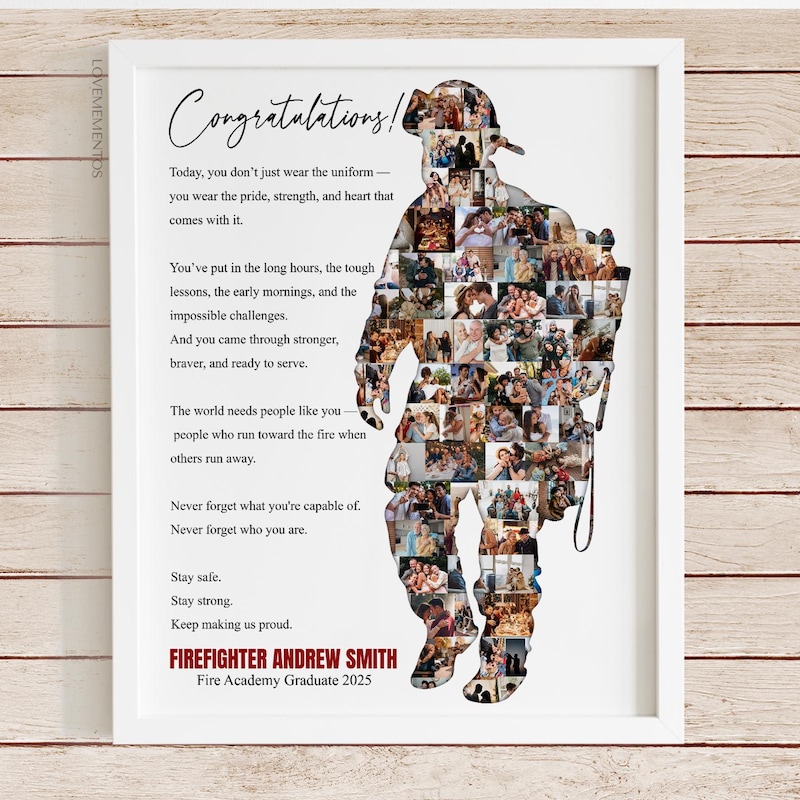 Congratulations Fireman Sign - Etsy