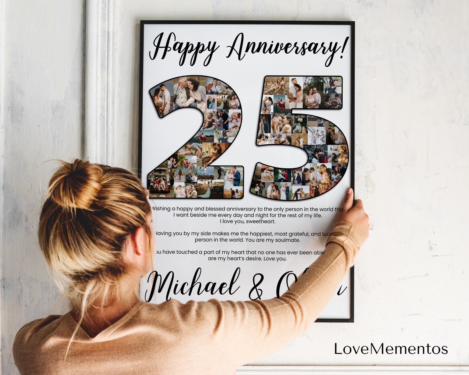Personalized 25 Years Anniversary Gift for Husband 25th - Etsy