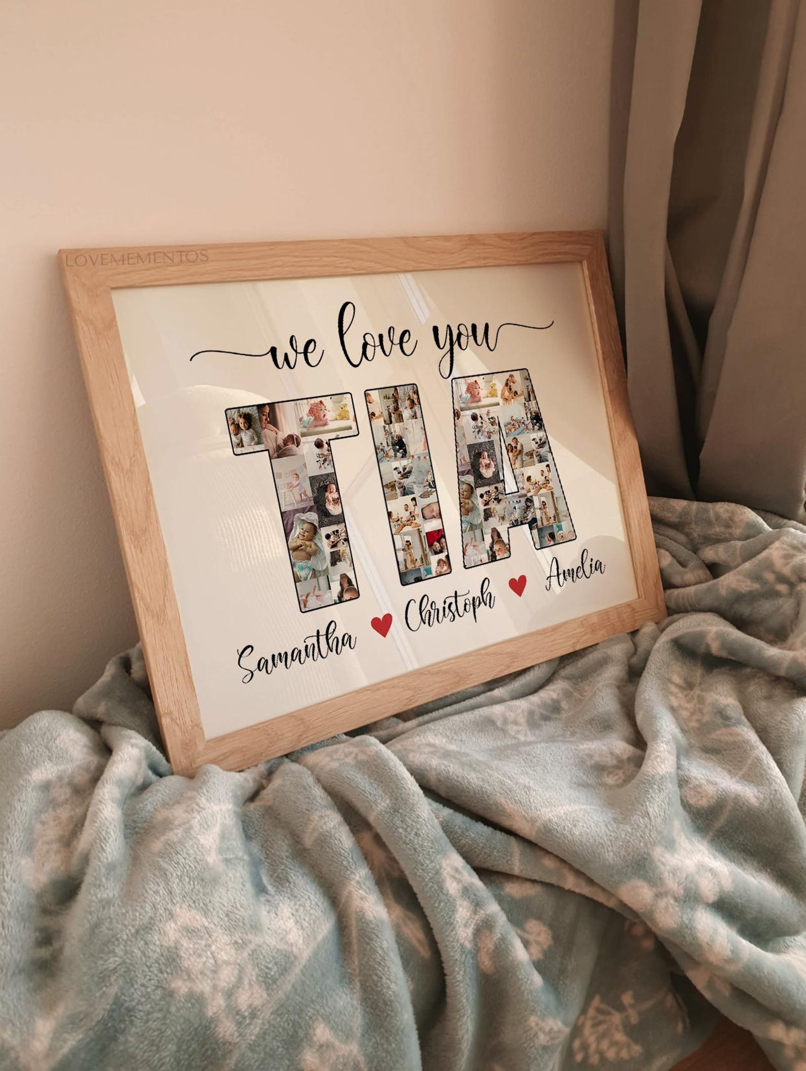 Tia Photo Collage Gift From Niece Nephew Baby Kids, Tia Era Gifts, Tia ...