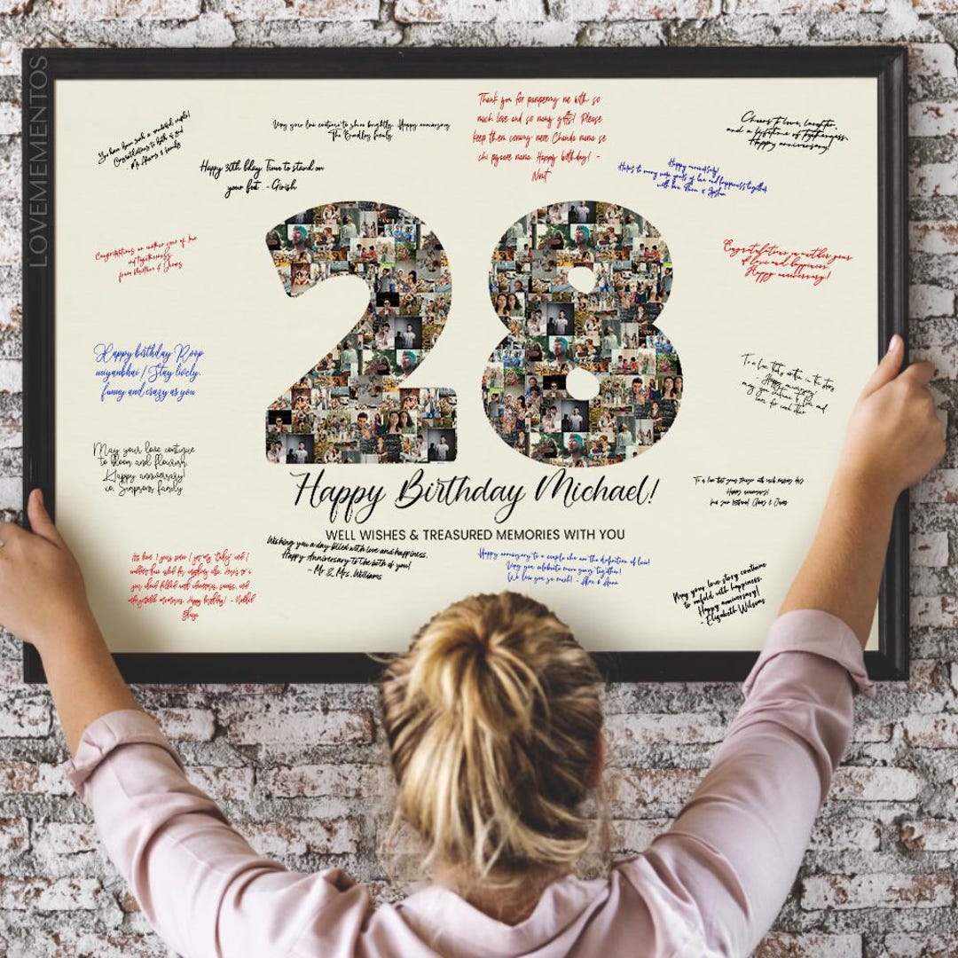 28th Birthday Decorations, 28th Birthday Invitation, 28th Birthday ...