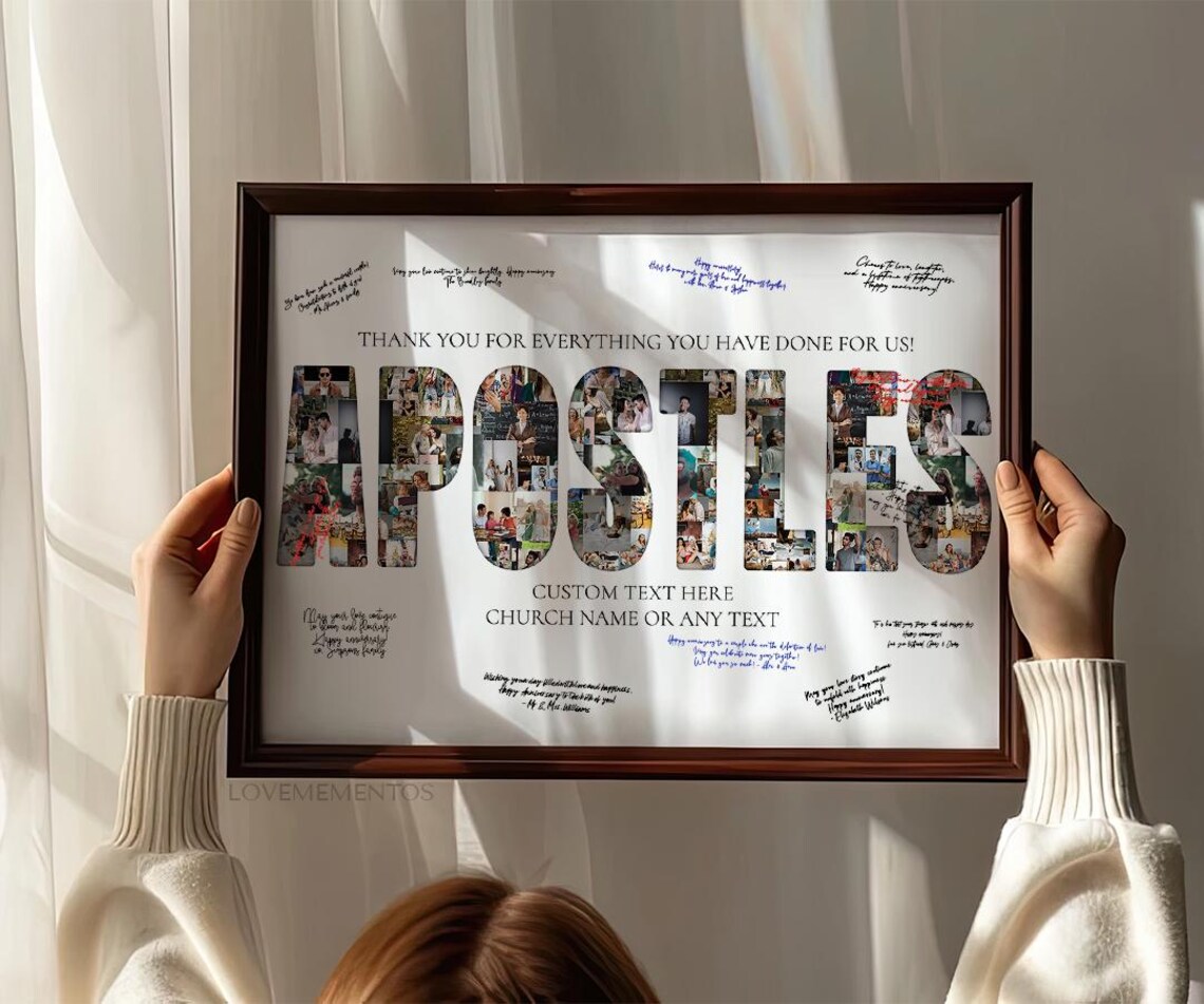 Apostles Photo Collage, Apostle Church Gifts, Apostles Appreciation ...