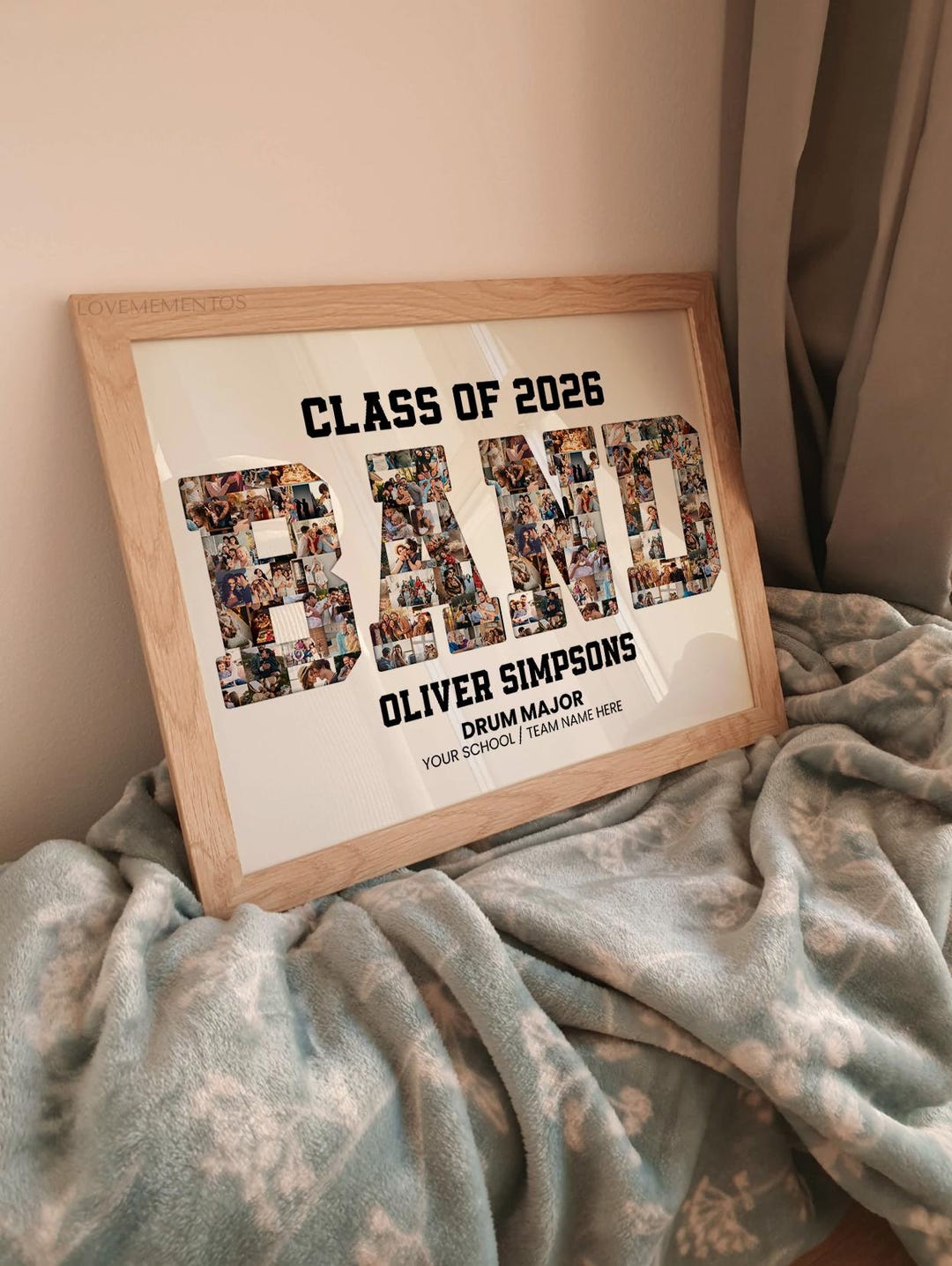 Custom Marching Band Photo Collage, Marching Band Drum Major Gifts ...