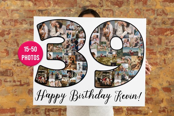 39th Birthday Gift for Her & Him 39 Year Old Gift for Men - Etsy