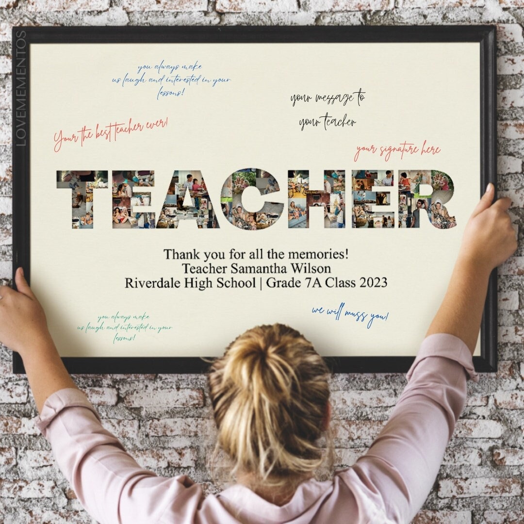 Gift for Teacher From Students, Retirement Gift for Teacher ...