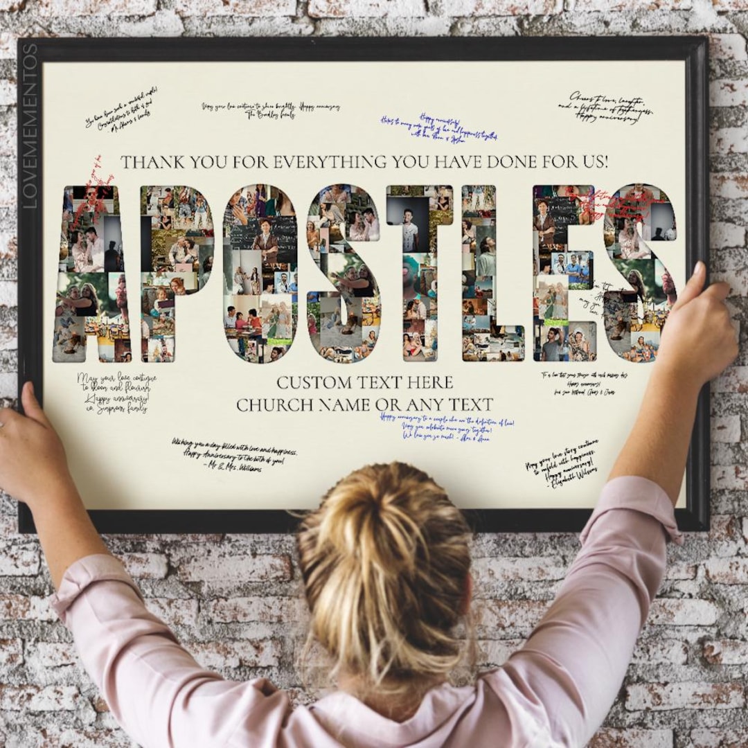 Apostles Photo Collage, Apostle Church Gifts, Apostles Appreciation ...
