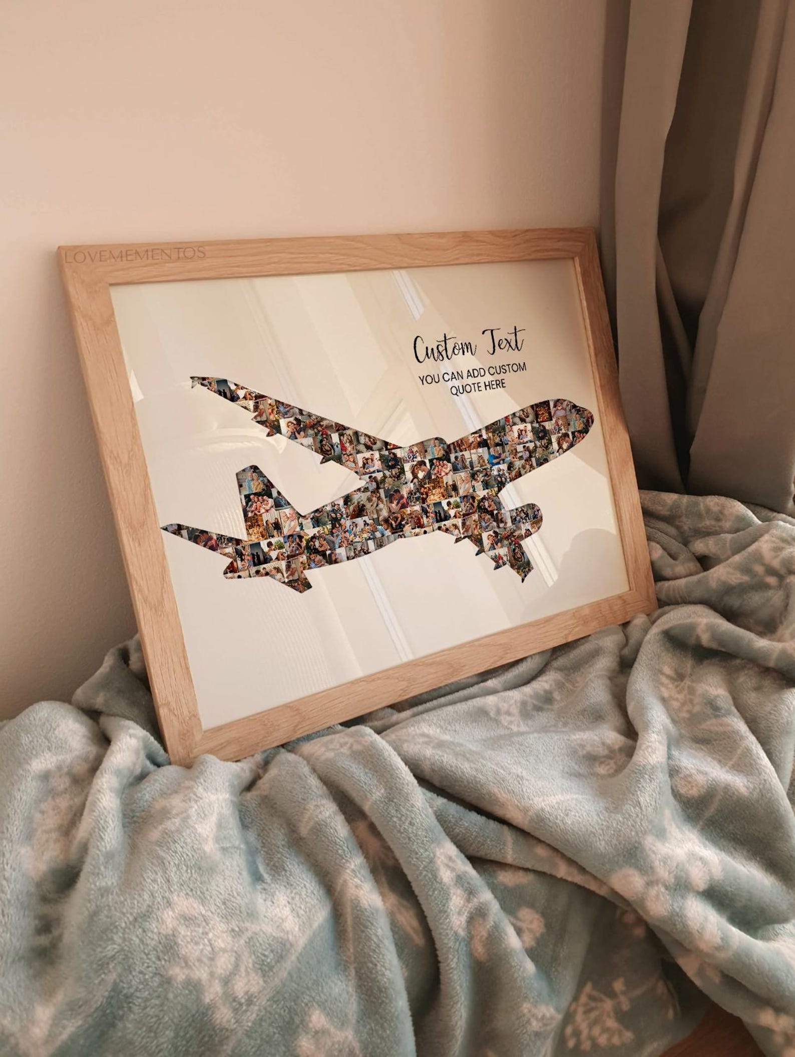 Airplane Photo Collage, Pilot Birthday Retirement Gift, Flight ...