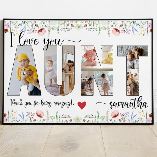 Nephew Aunt Photo Frame - Etsy