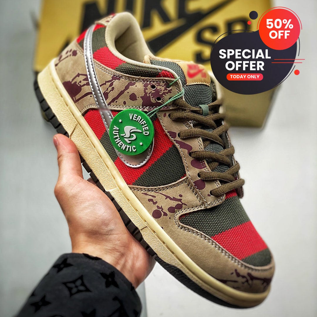 Dunk Freddy Krueger Shoes Gift for Men and Women on New Year and ...