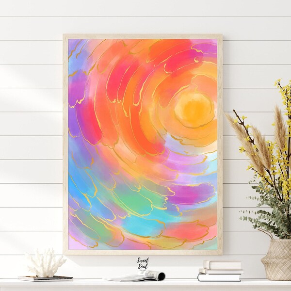 Bright Wall Art - Etsy