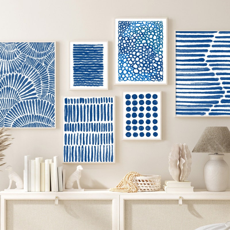 Blue Watercolor Art - Etsy