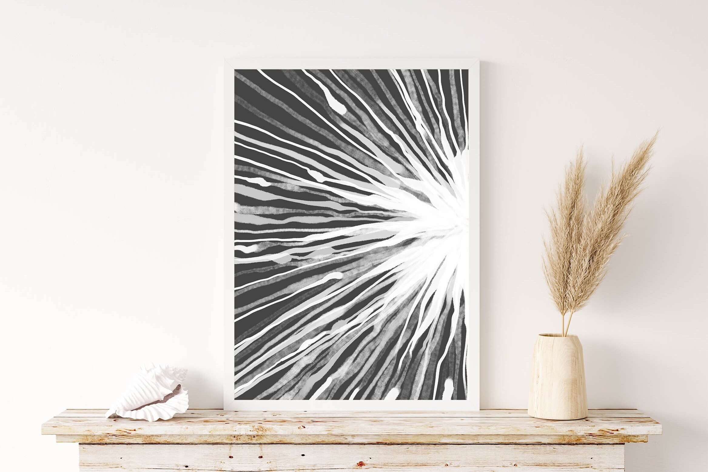 Black Abstract Wall Art Download Living Room Art Prints - Etsy