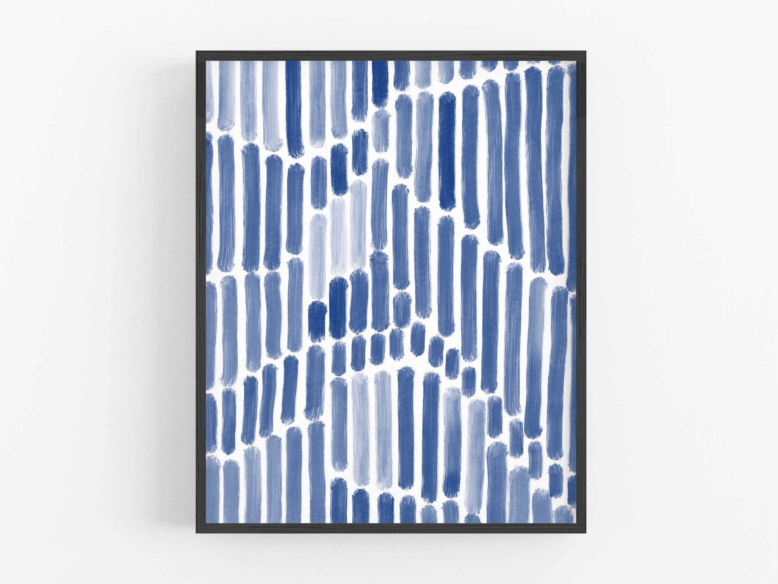 Minimalist Blue Art Print Download Wall Decor Printable Art - Etsy