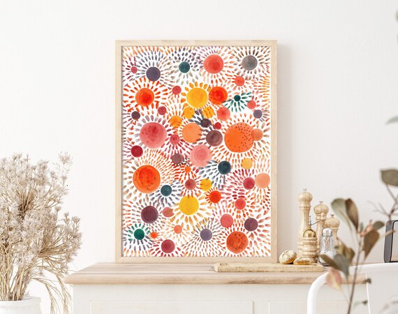 Abstract Wall Art Watercolor Art Prints Colorful Abstract - Etsy