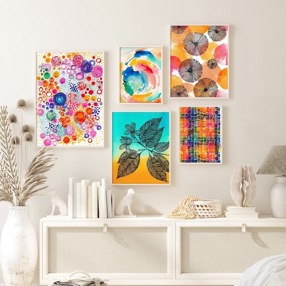 Bright Gallery Wall Prints at Anthony Brunet blog