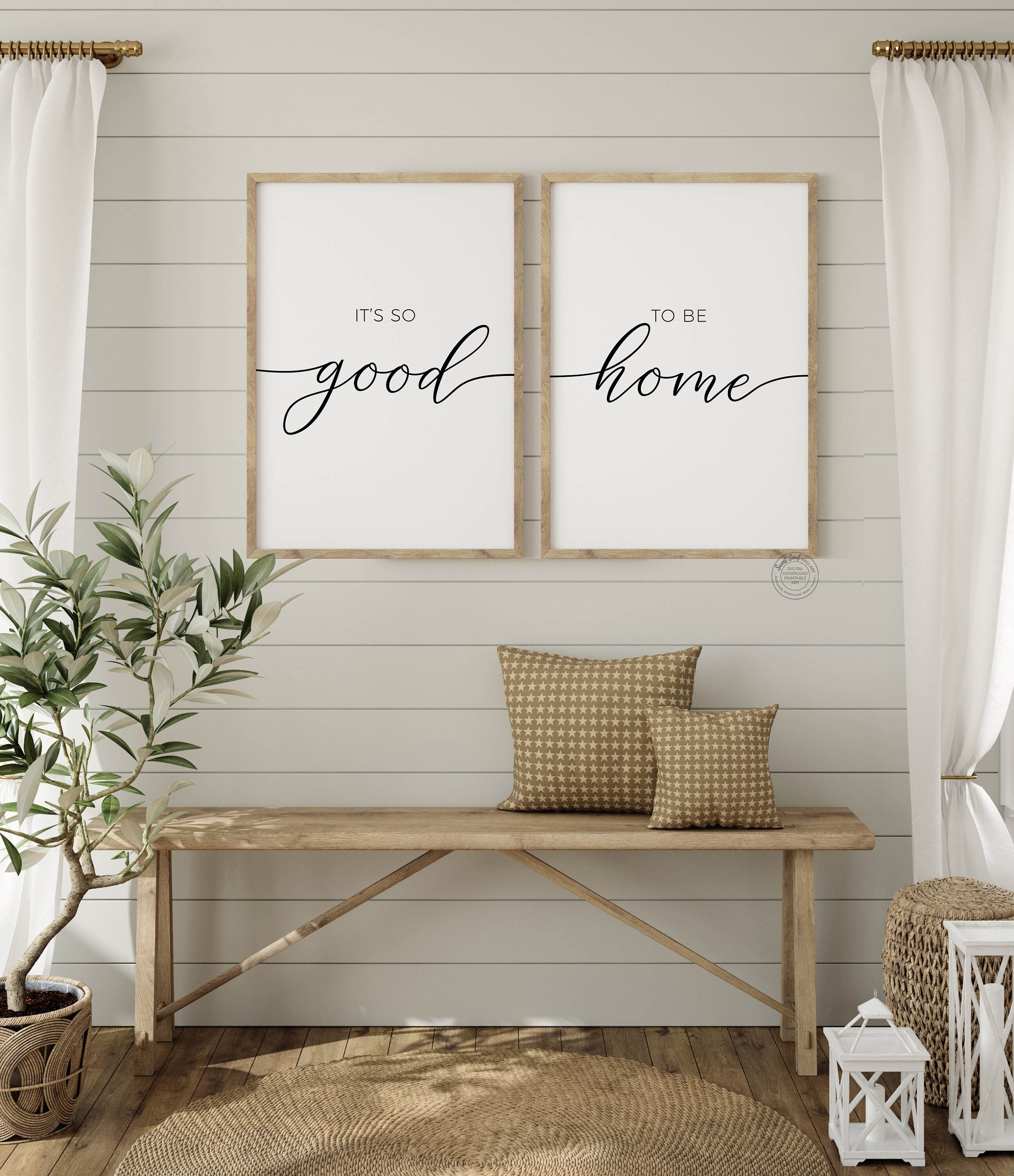 It's so Good to Be Home Printable, Living Room Wall Decor Poster, Home ...