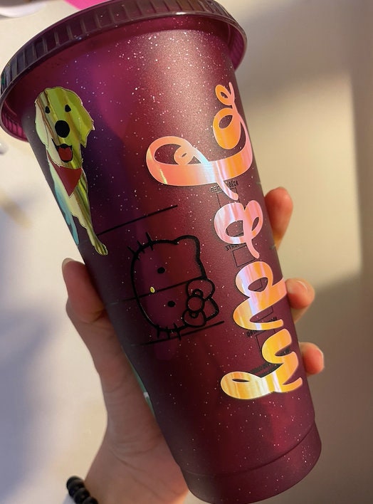 Golden Pugs Customs 24 Oz MATTE Tumblr Cups. Pretty Inspired | Etsy