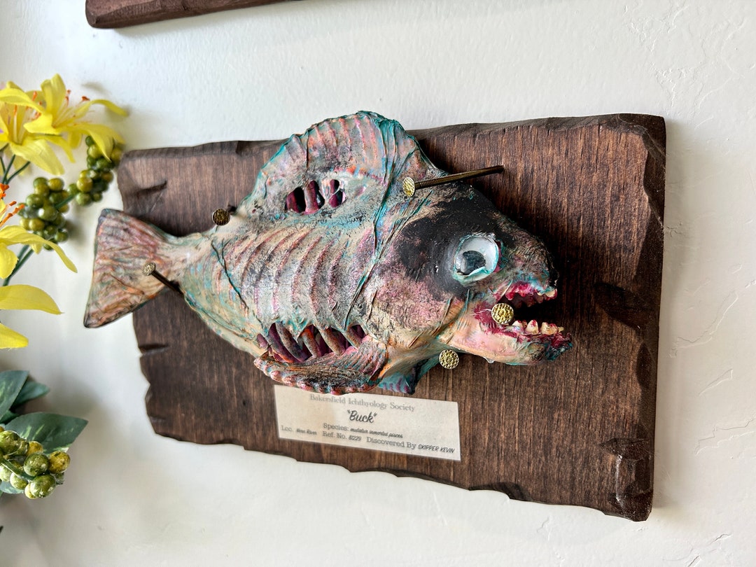 Mutant Zombie Piranha buck Handcrafted Collectible for Scary Skippers ...