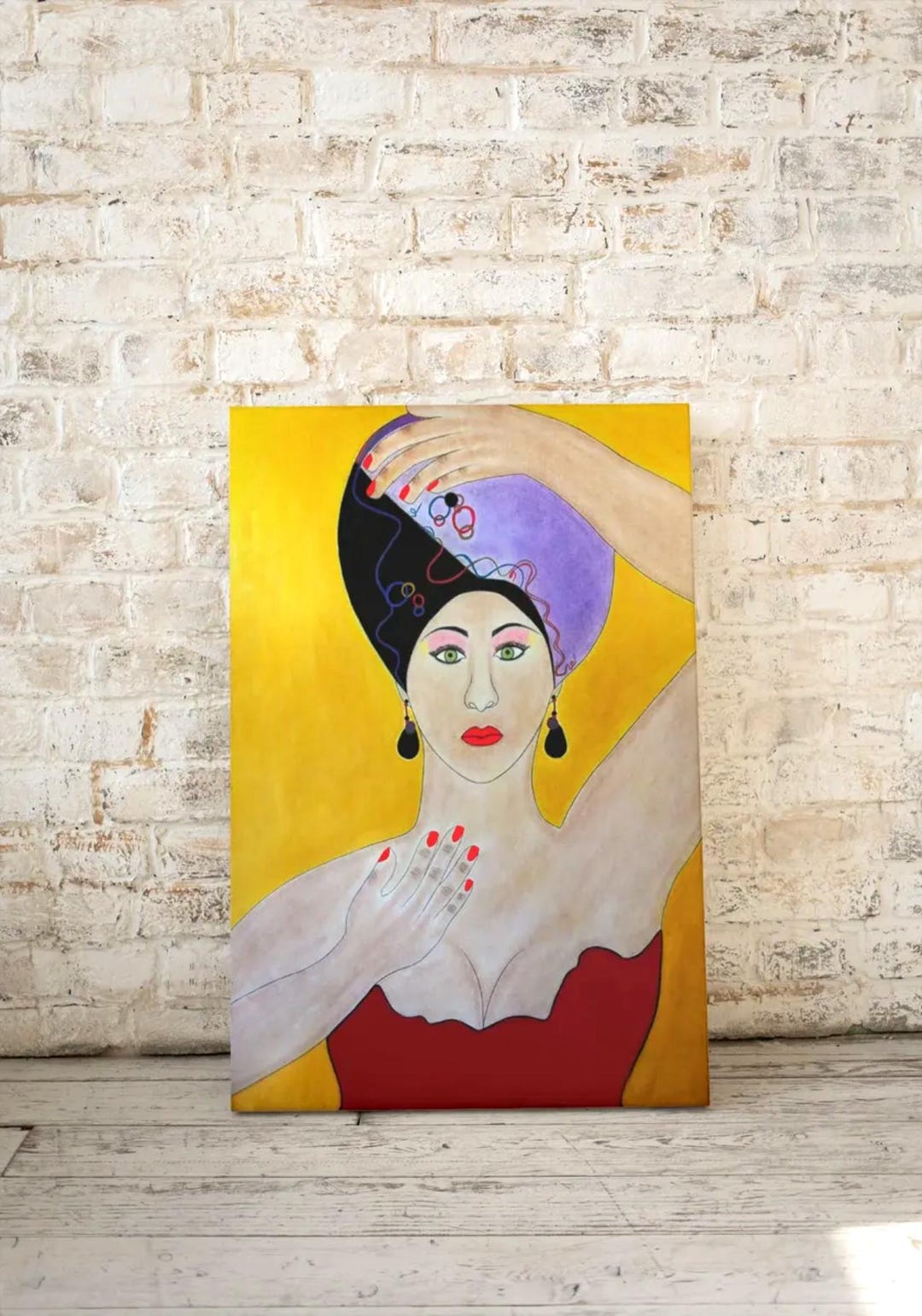 Exuding Confidence Art Print, Wall Art, Home Decor, Fashion Art ...