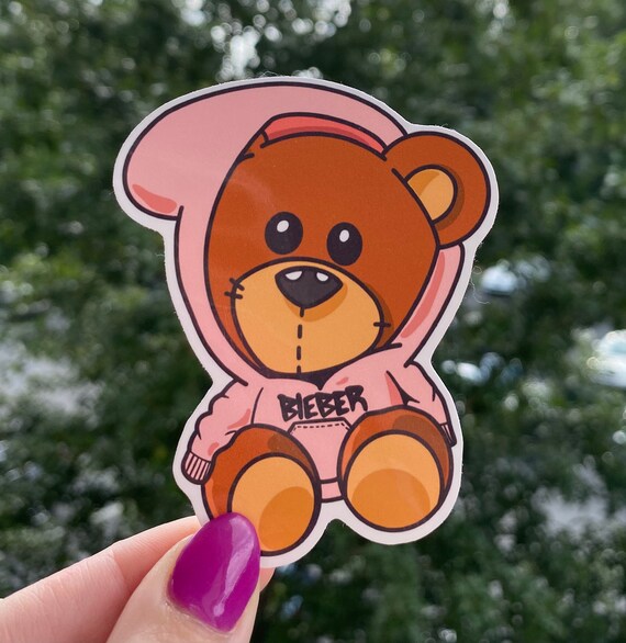 Justin Bieber Bear Sticker - Etsy