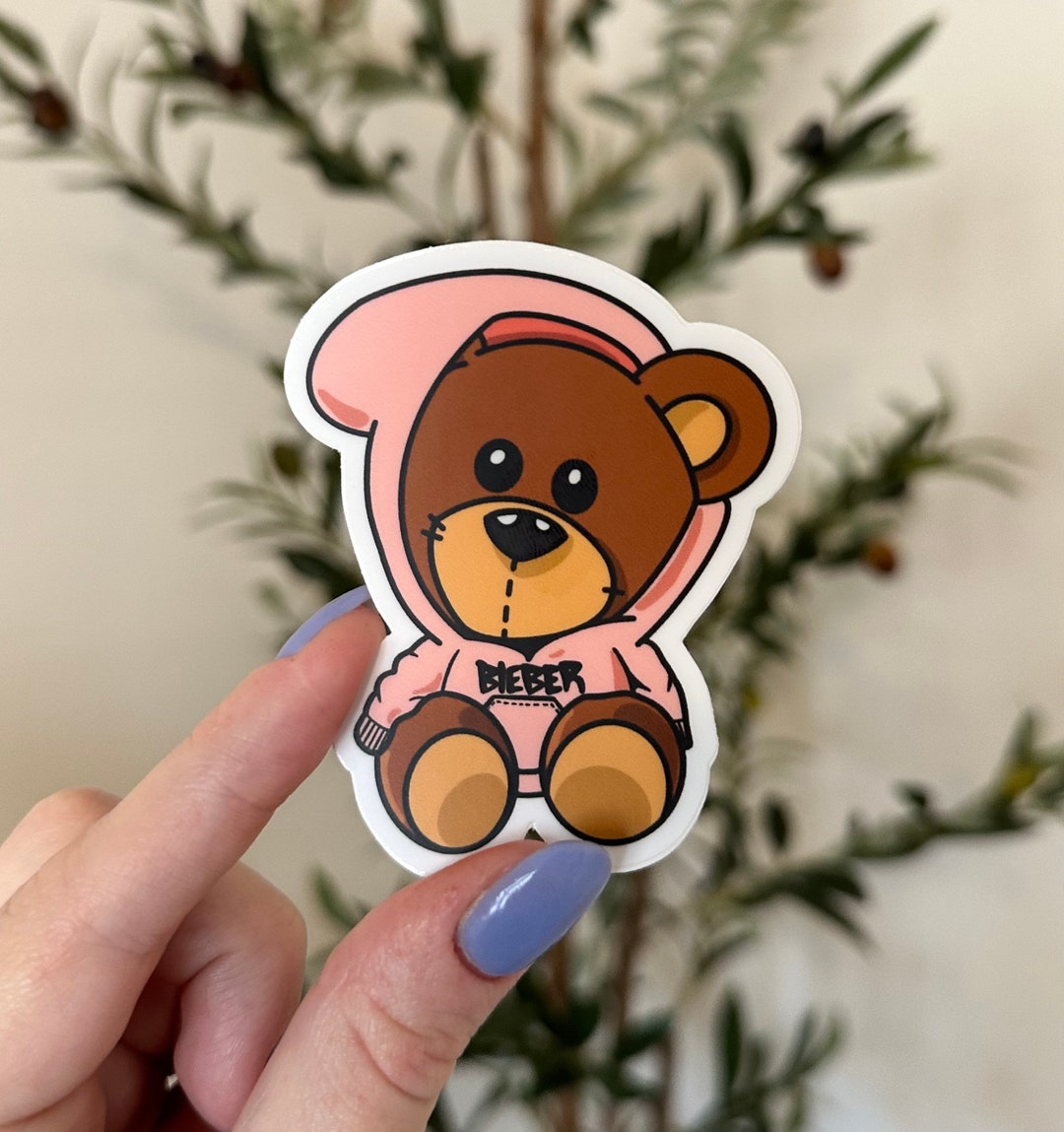 Justin Bieber Bear Sticker - Etsy
