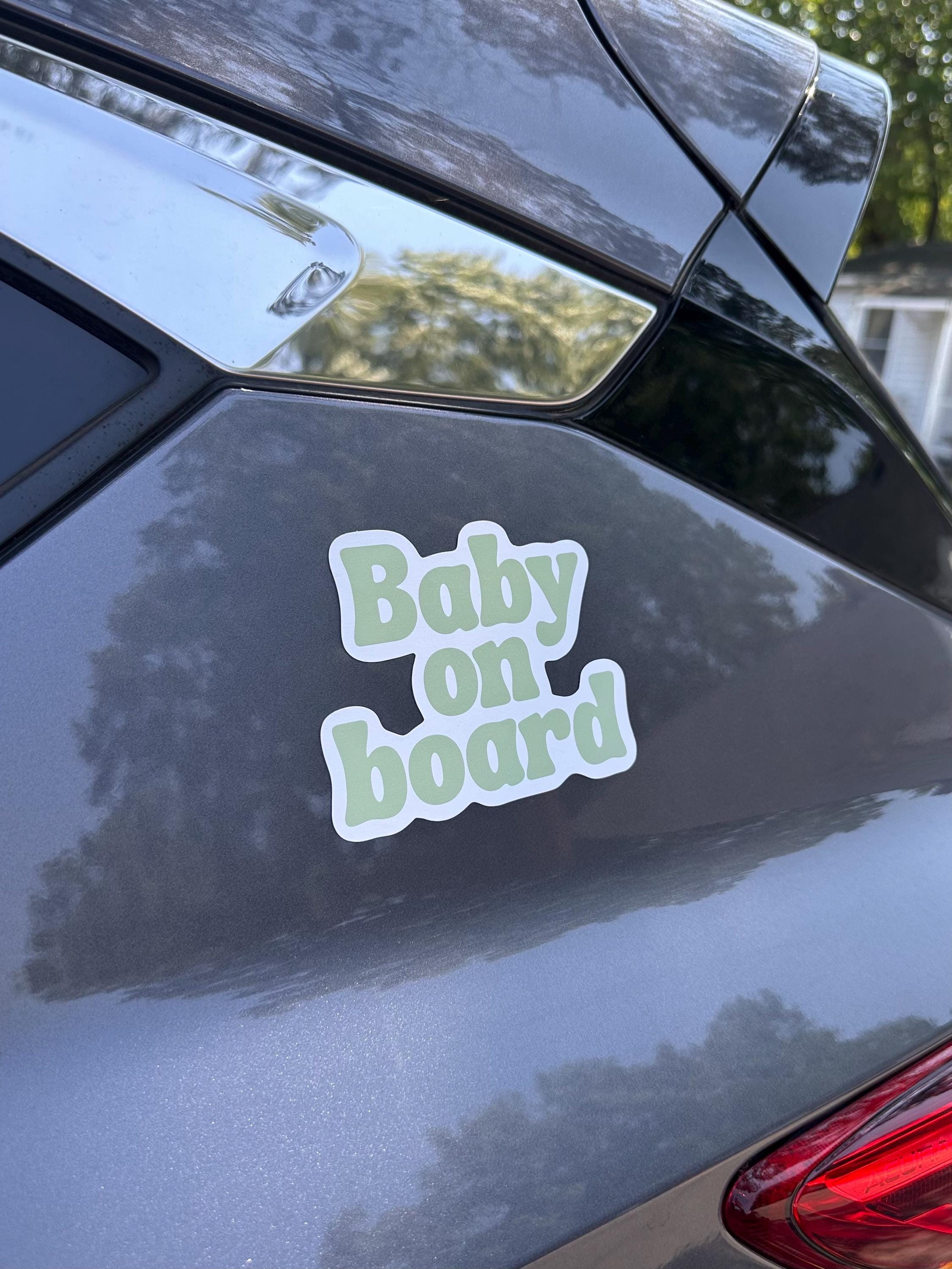 Baby on Board Car Magnet, Baby Shower Gift, Boho Car Magnet, Car Decal ...