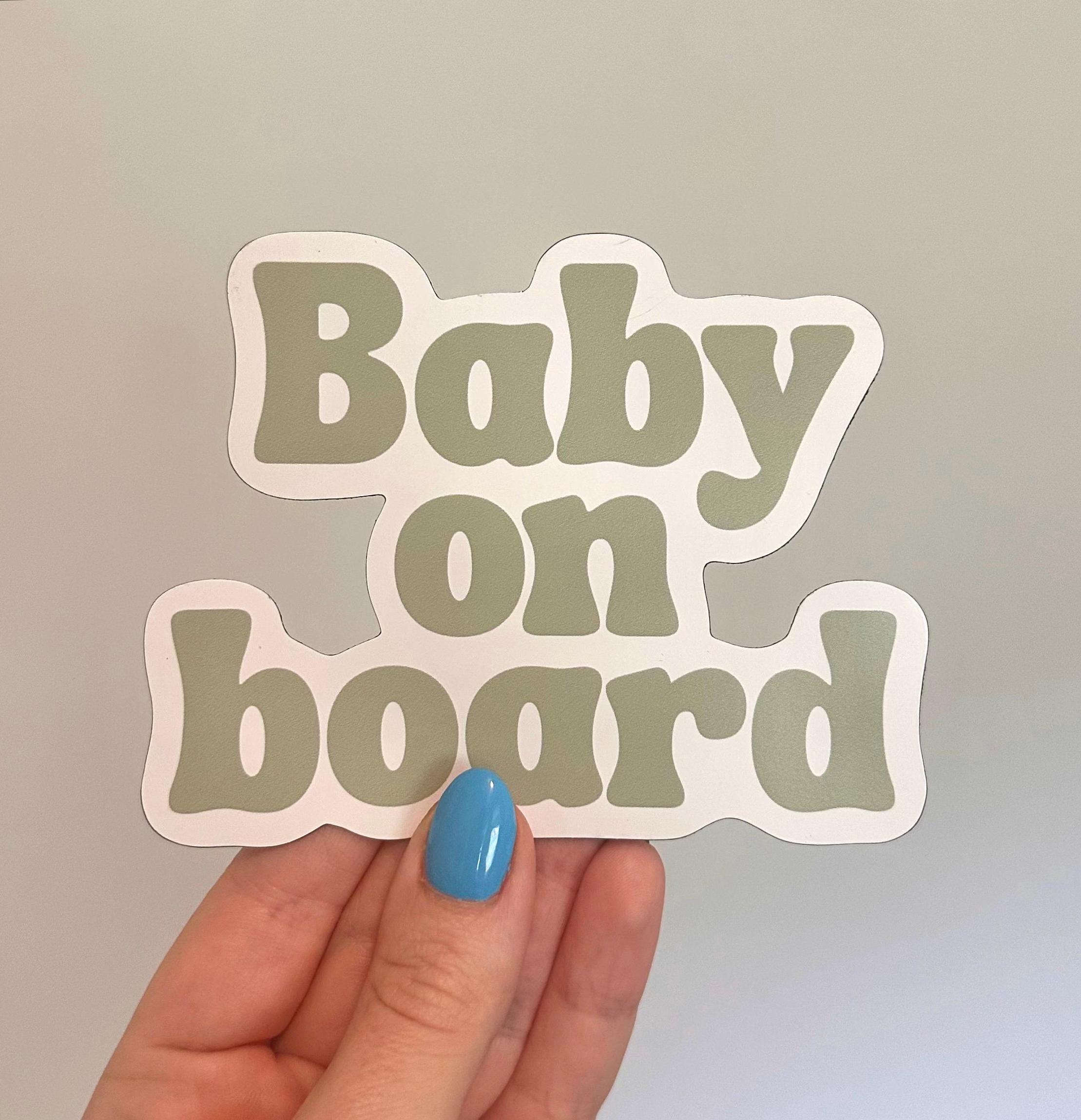 Baby on Board Car Magnet, Baby Shower Gift, Boho Car Magnet, Car Decal ...