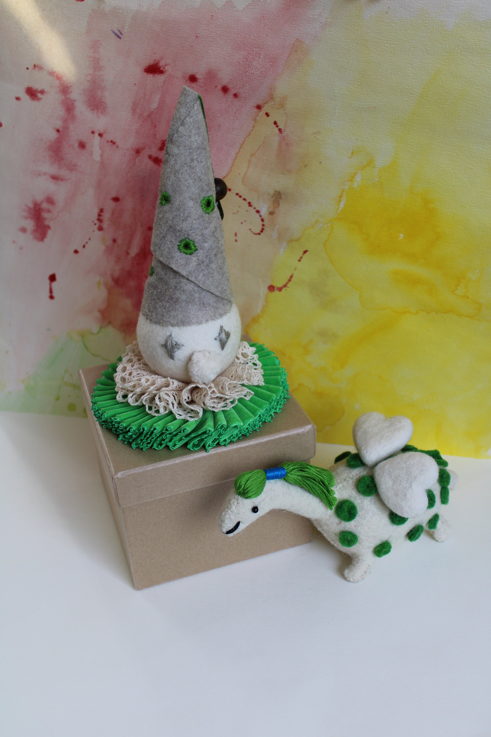 Handmade Circus Gift Box Flying Dinosaur Cirque Handmade - Etsy