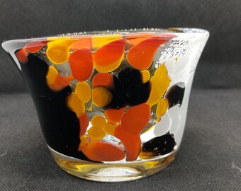 Vintage Art Glass Polar Bear Figure by Magnor Crystal - Made in Norway ...