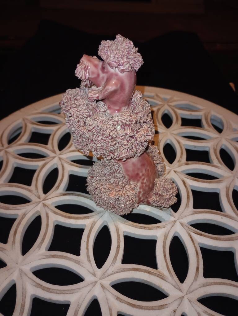 Vintage Italian Pink Spaghetti Poodle - Etsy