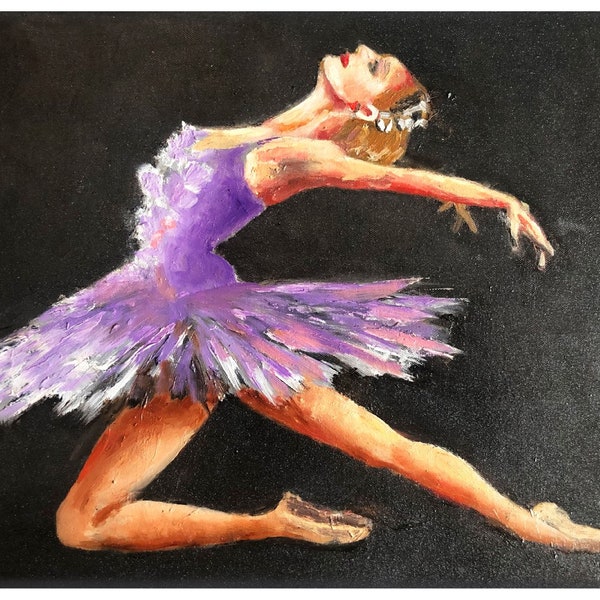 Ballerina Painting - Etsy