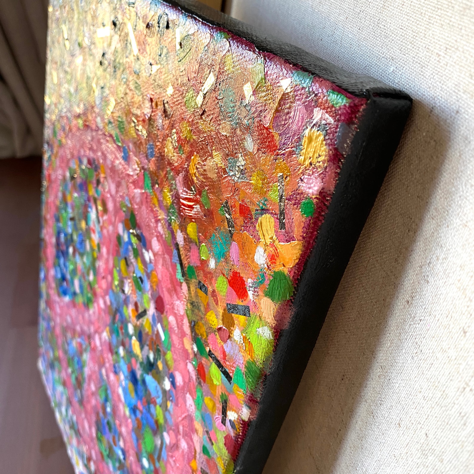 Peace Sign Painting Pacific Symbol Original Art Conceptual Artwork ...