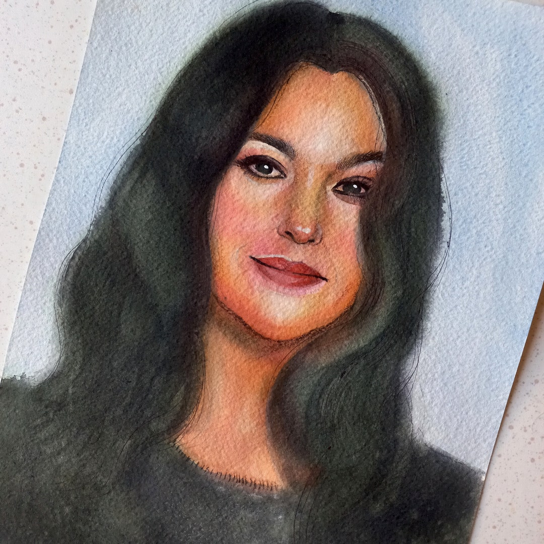 Portrait Painting to Order Watercolor Original Art Custom - Etsy