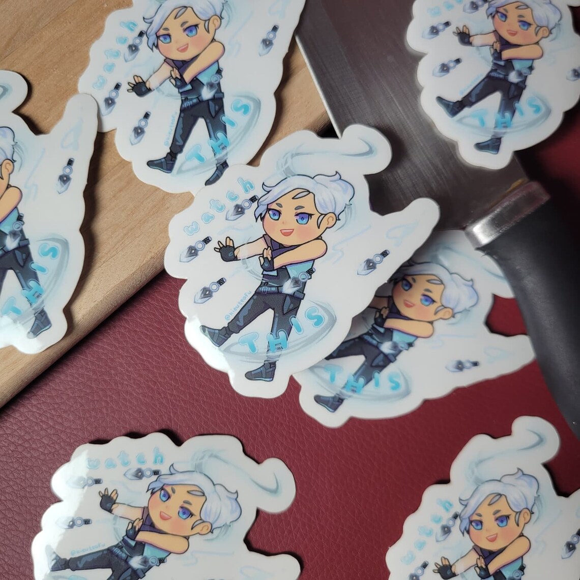 Agents of Valorant Stickers Clear Vinyl Stickers - Etsy