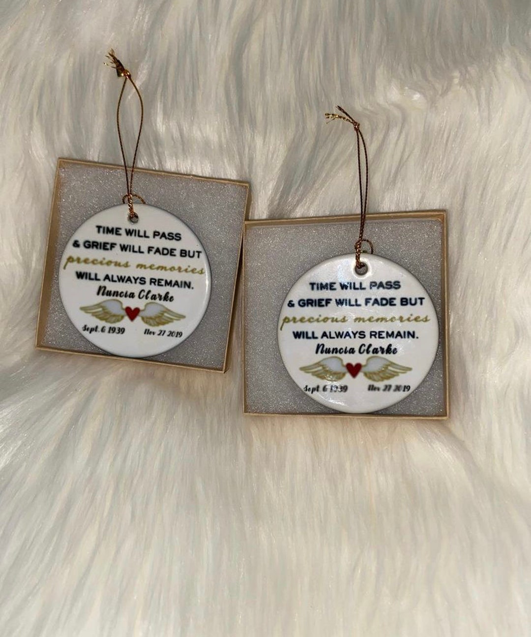 Personalized Ornament, in Loving Memory Ornament, Memorial Ornament ...