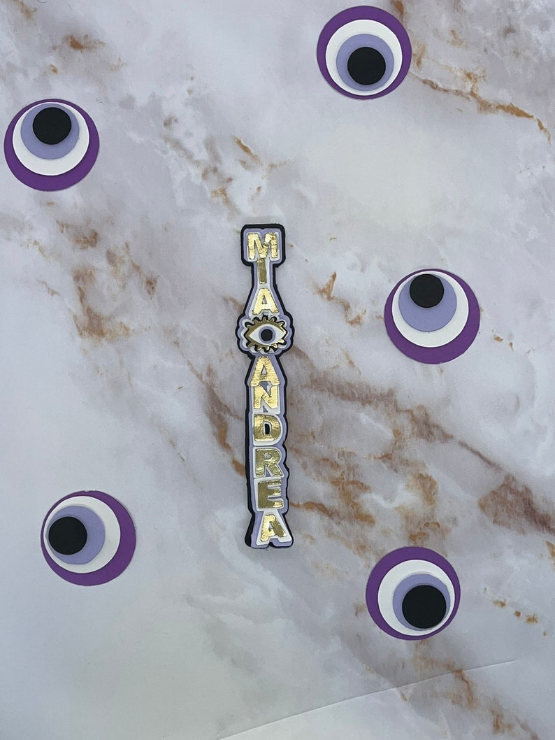 Evil Eye Cake Topper, Hamsa Party Decor, Personalized Birthday Cake ...