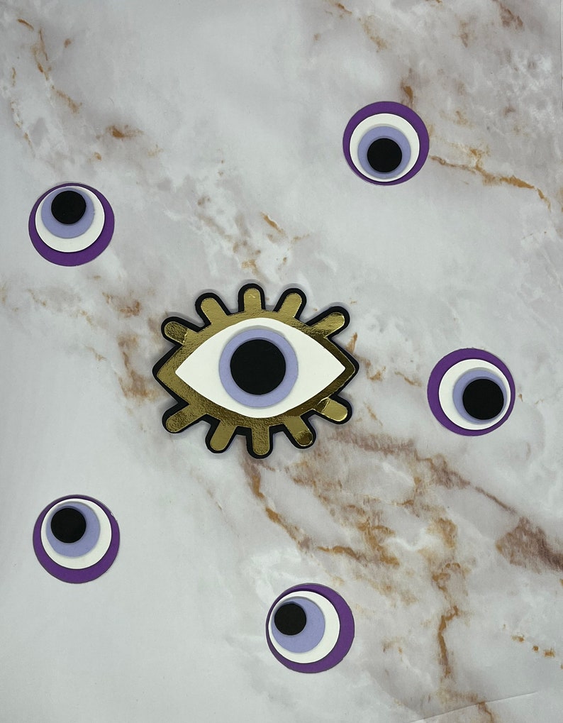 Evil Eye Cake Topper, Hamsa Party Decor, Personalized Birthday Cake ...