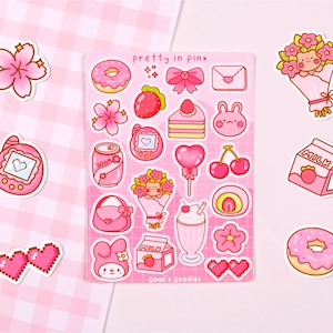 Colour Series | Matte Sticker Sheet - Cute Stationary - Kawaii Sticker ...