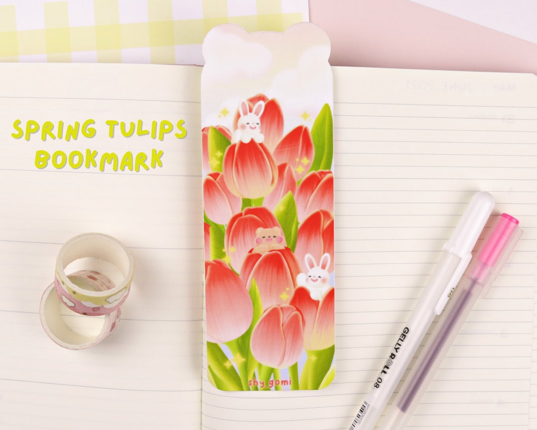 Gomi Bookmarks | Cute Art Bookmark - Aesthetic Bookmark - Kawaii Food ...